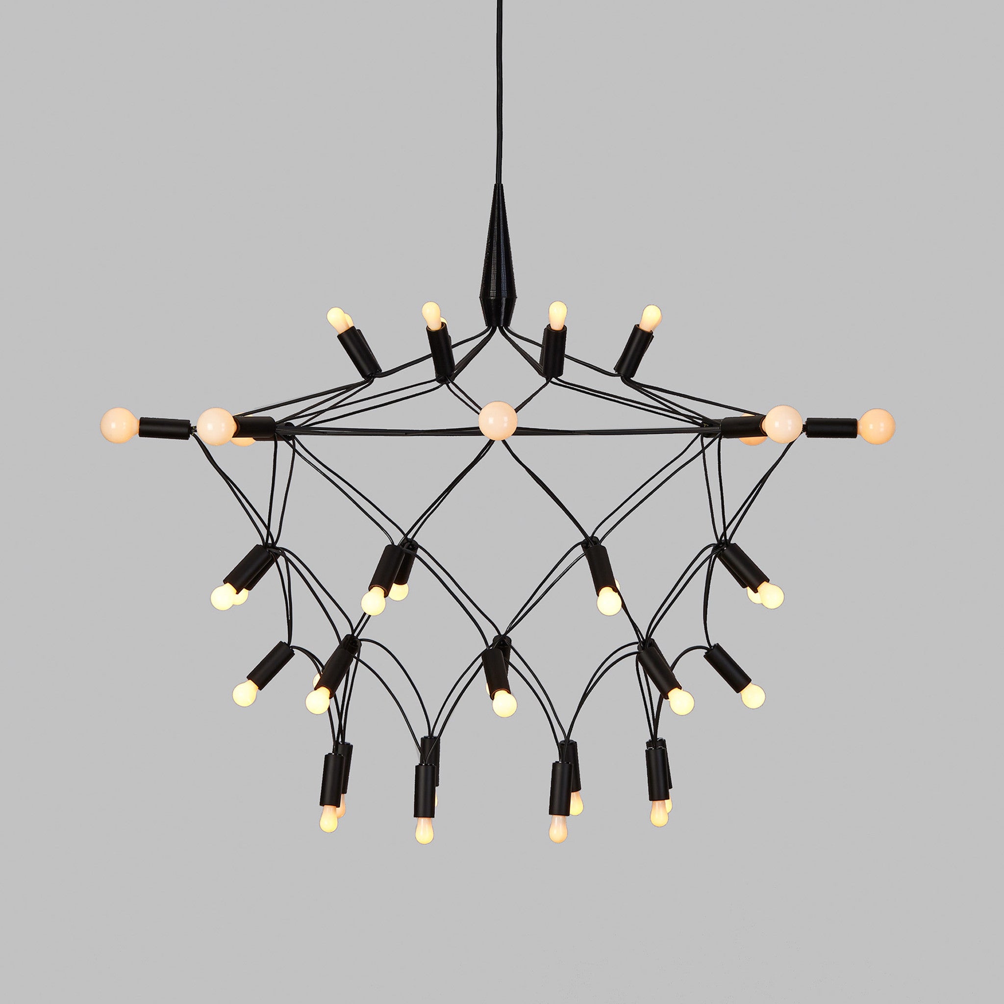 Townsend Design Lighting | Orbit 35" Black Chandelier – Studio Townsend